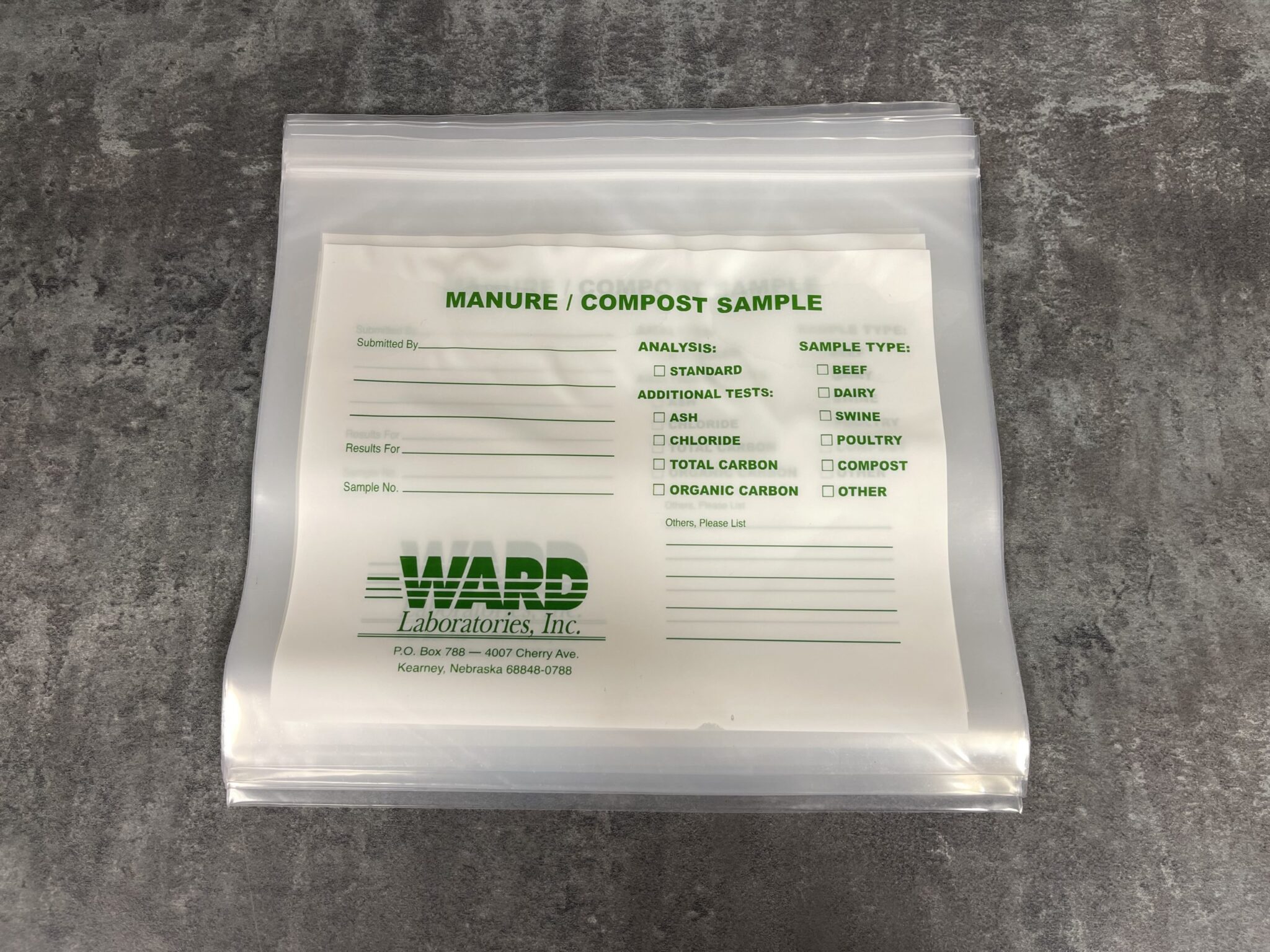 Order Supplies - Ward Laboratories, Inc.